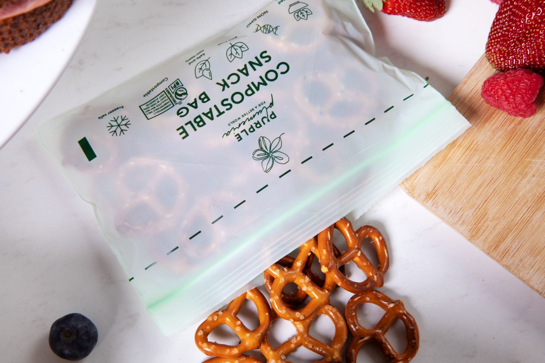 Eco-Friendly Compostable Ziplock Bags | PurplePlumeria