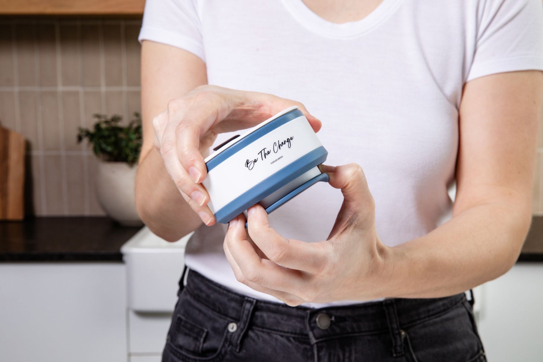 Eco-Friendly, Reusable Collapsible Silicon Cup | PurplePlumeria