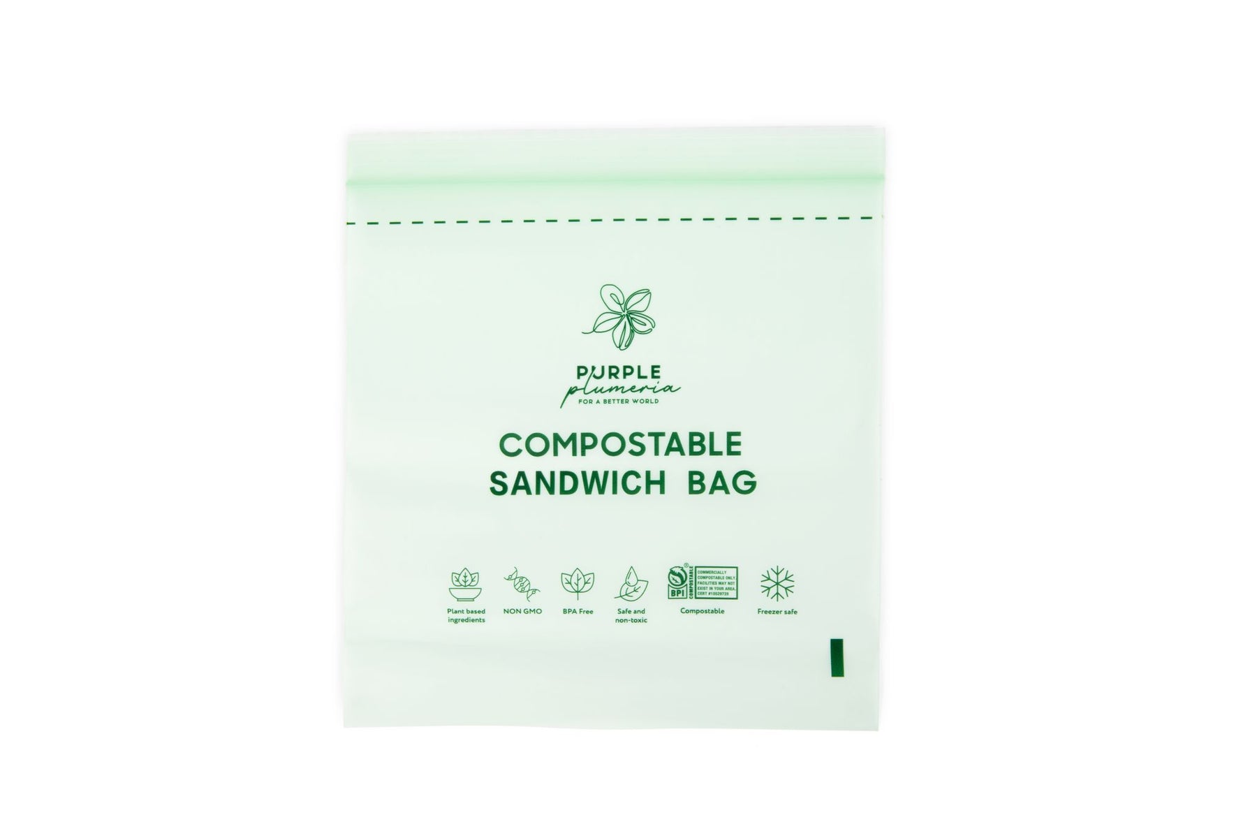 Eco-Friendly Compostable Ziplock Bags | PurplePlumeria